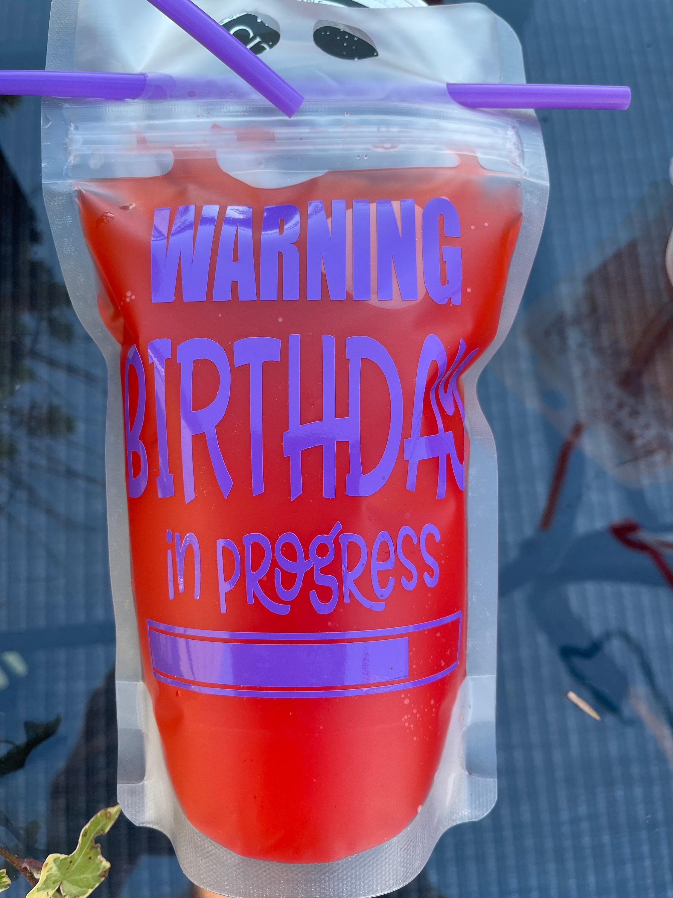 Custom Drink Pouches Booze Bags | Etsy