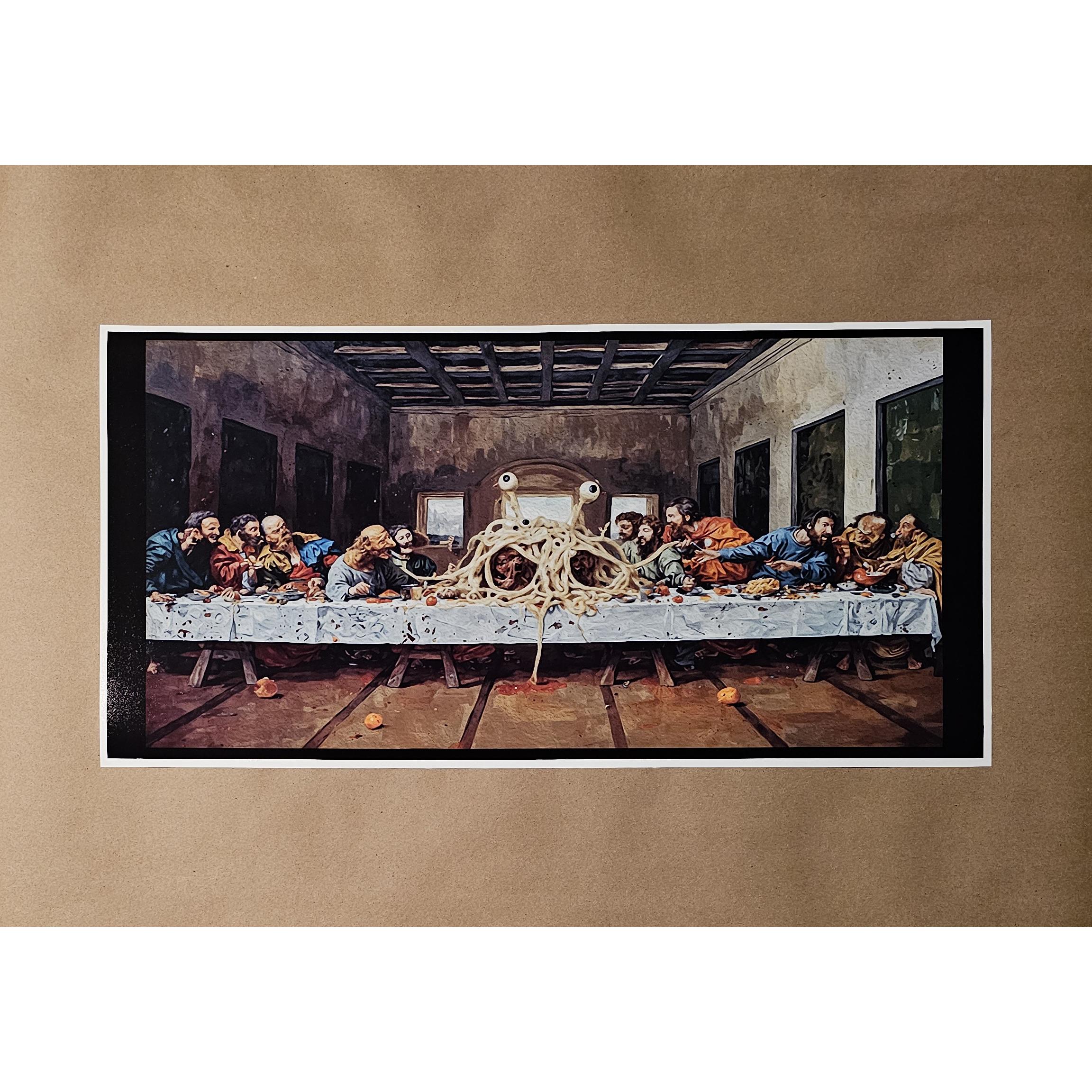 Spaghetti Cat Last Supper