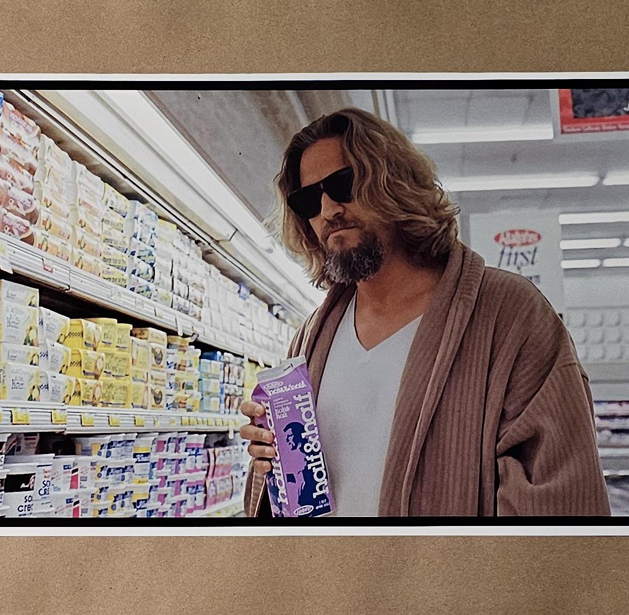 The Big Lebowski Movie Scene Print Poster 12" X 24" Milk Half Ralphs ...