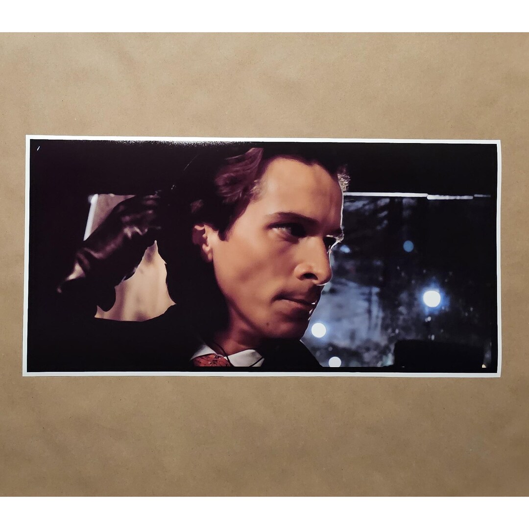 American Psycho Poster 12" X24" Patrick Bateman I WANT to FIT IN Scene ...