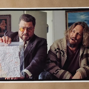 The Big Lebowski Movie Scene Print Poster 12" X 24" Homework Larry ...