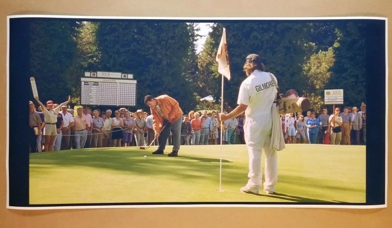 Happy Gilmore Movie Scene 12" X 24" Poster Adam Sandler Hockey Stick ...