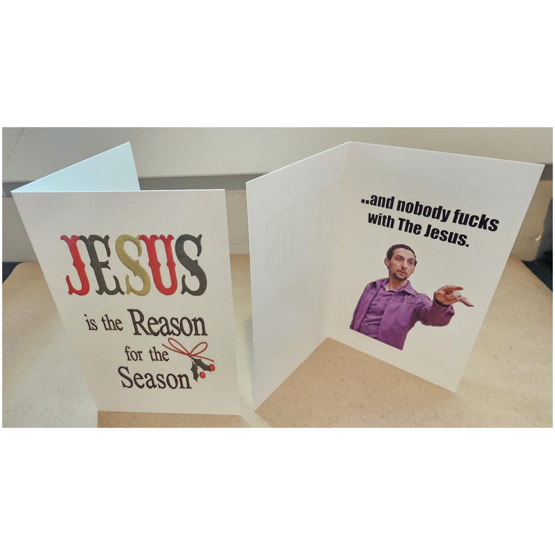 The Big Lebowski Christmas Cards - Envelopes Included - New Version ...