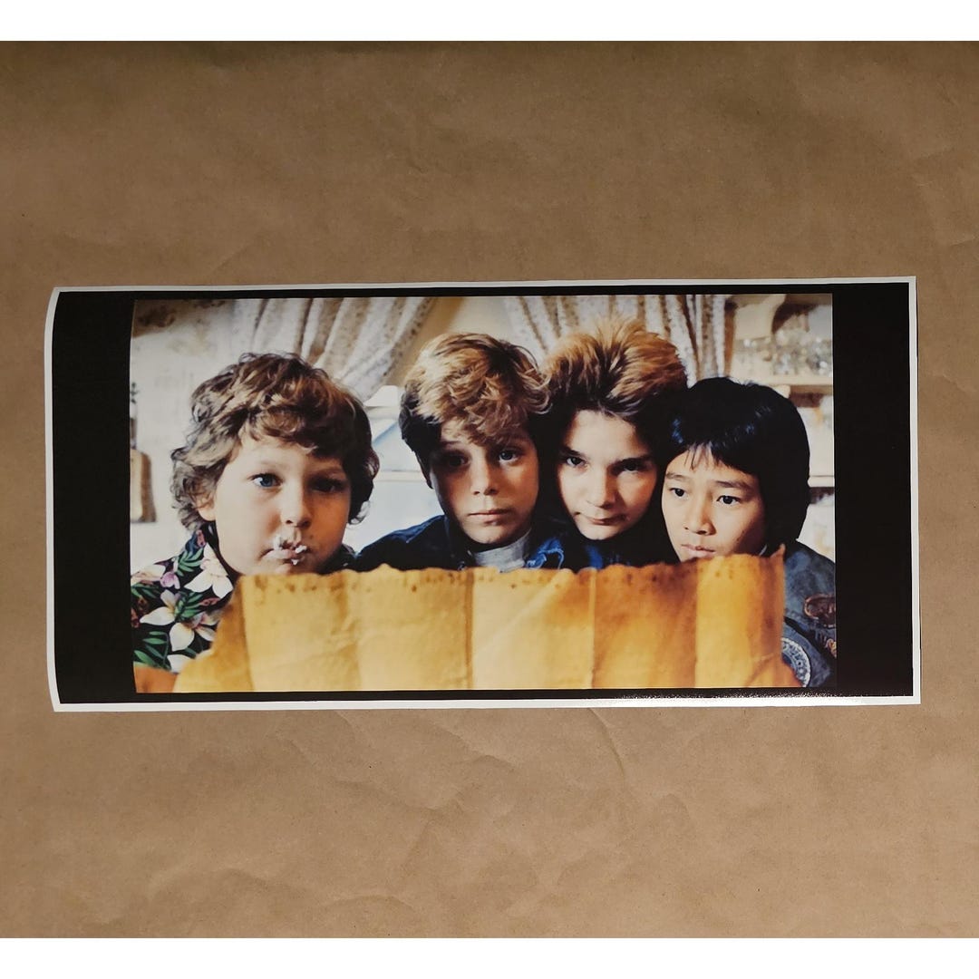 Goonies Movie Scene 12" X 24" Poster Man Cave Bar 80's Comedy Treasure ...