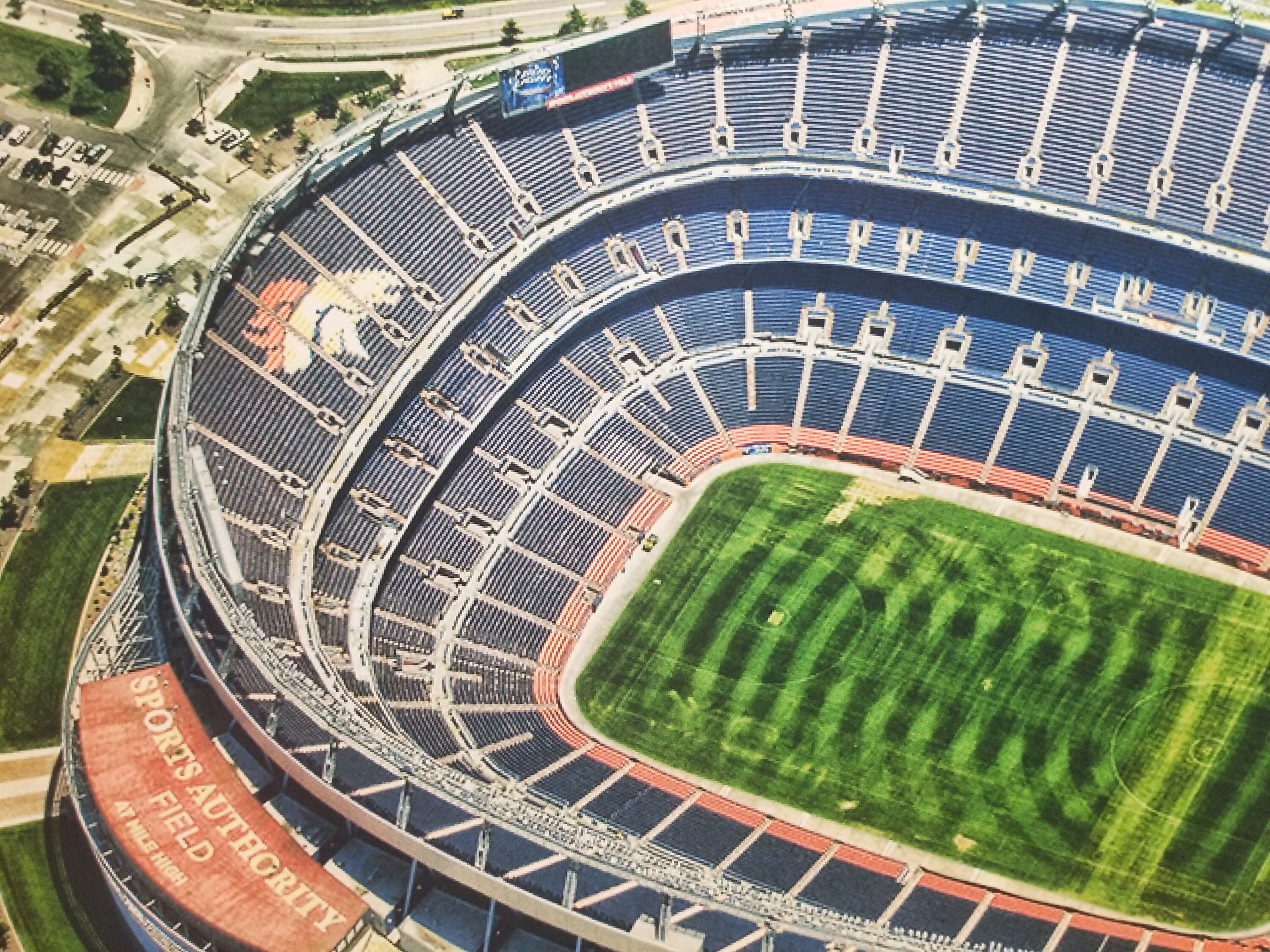 Denver Broncos Mile High Stadium Poster - Colorado Football NFL - Etsy
