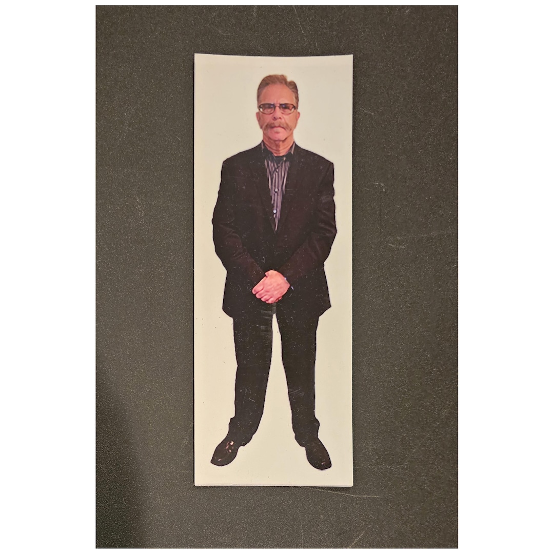 Flat Ronnie Mund Howard Stern Sticker 2.5" X 6.5" Waterproof Bumper ...