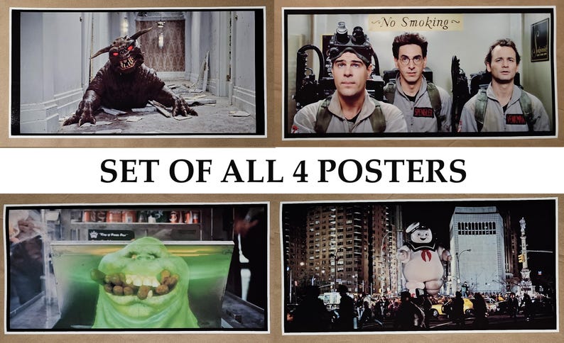 Ghostbusters Terror Dog Movie Scene Poster 12" X 24" Devil Hound ...