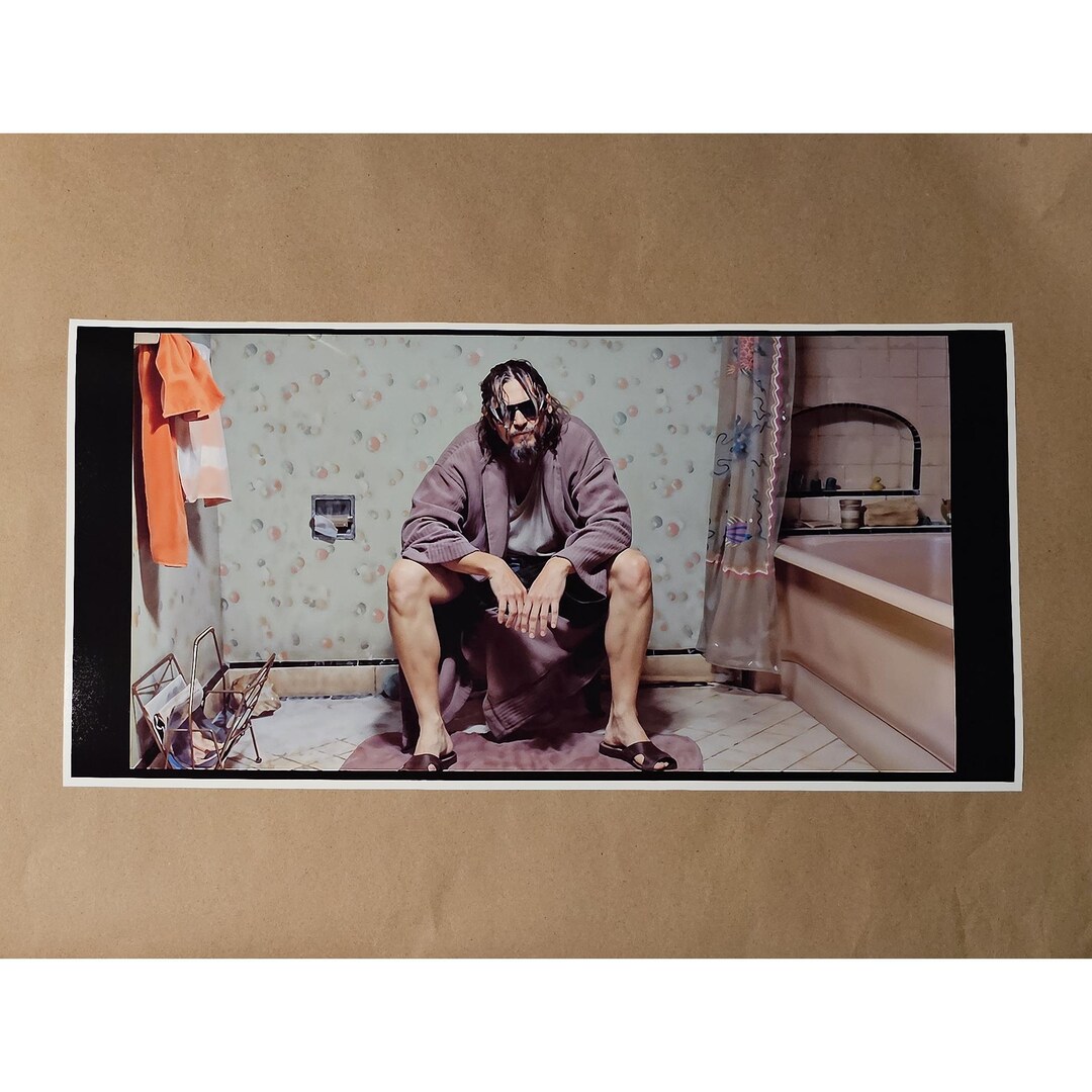 The Big Lebowski Movie Poster Print Toilet Bowling Scene Man Cave the ...