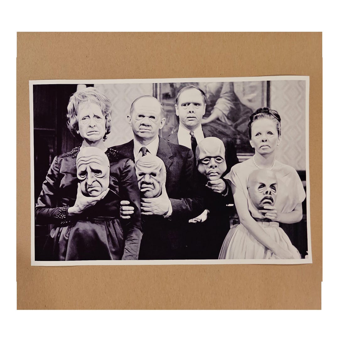 The Twilight Zone Black White Poster TV Show Episode the Masks ...