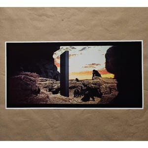 2001 A Space Odyssey 12"x24" Poster Movie Scene Dawn of Man Ape ...