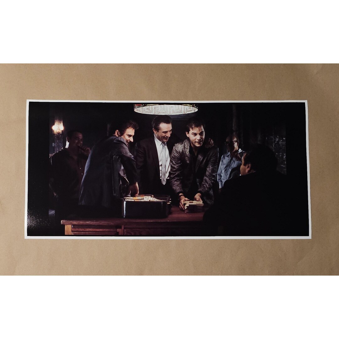Goodfellas Movie Poster 12" X 24" Heist Money Cash Man Cave Bar Italian ...