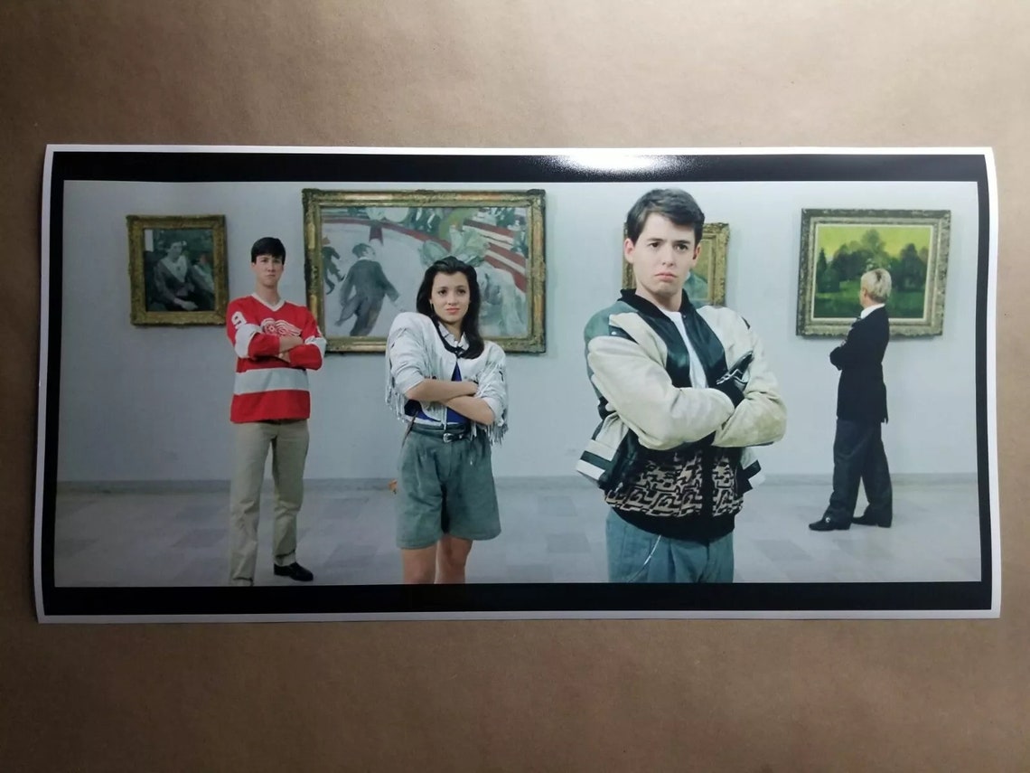 Ferris Bueller's Day off Movie Scene Poster 12 X 24 Museum High School ...