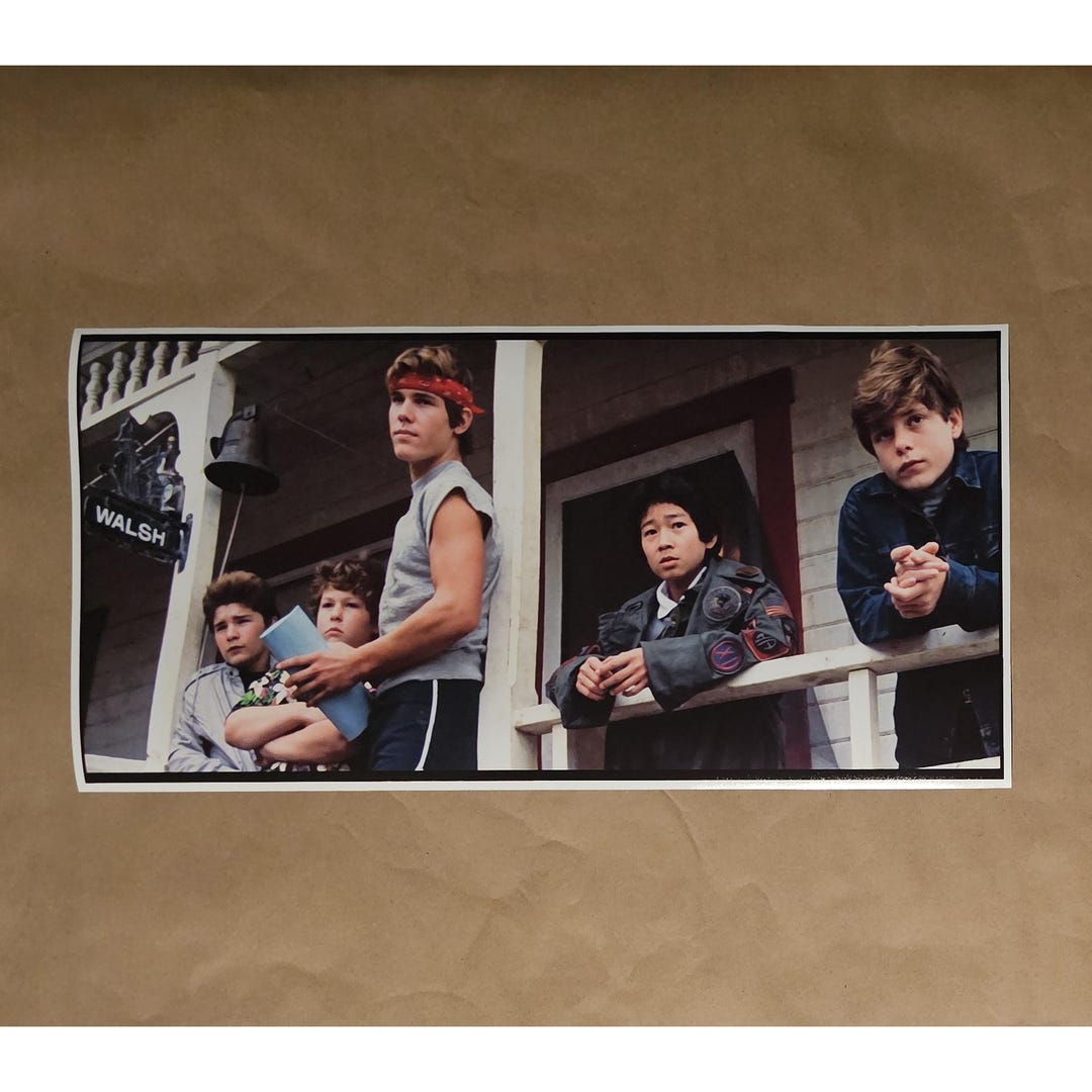 Goonies Movie Scene 12" X 24" Poster Man Cave Bar 80's Comedy Treasure ...