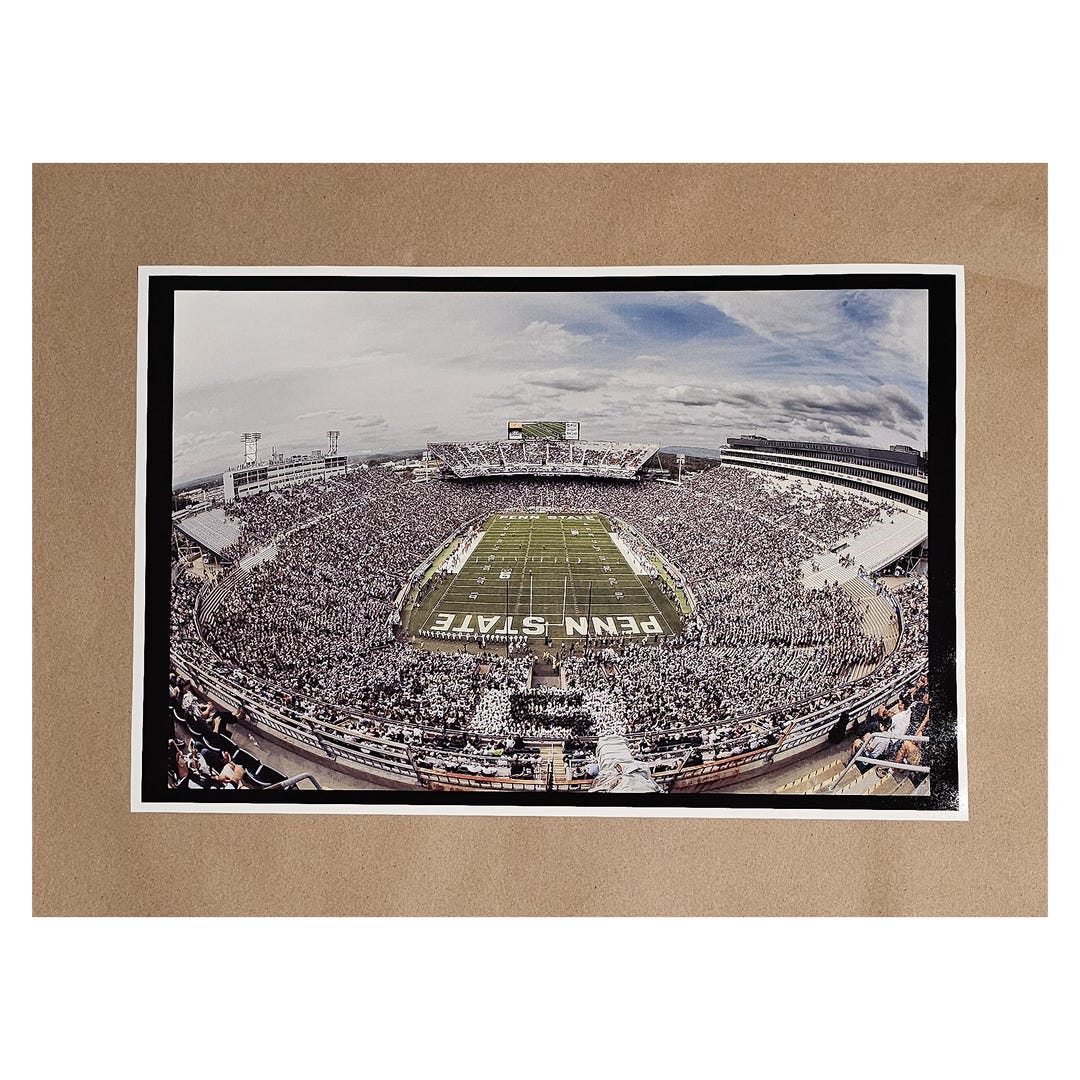 Penn State University Beaver Stadium Poster Nittany Lions College ...