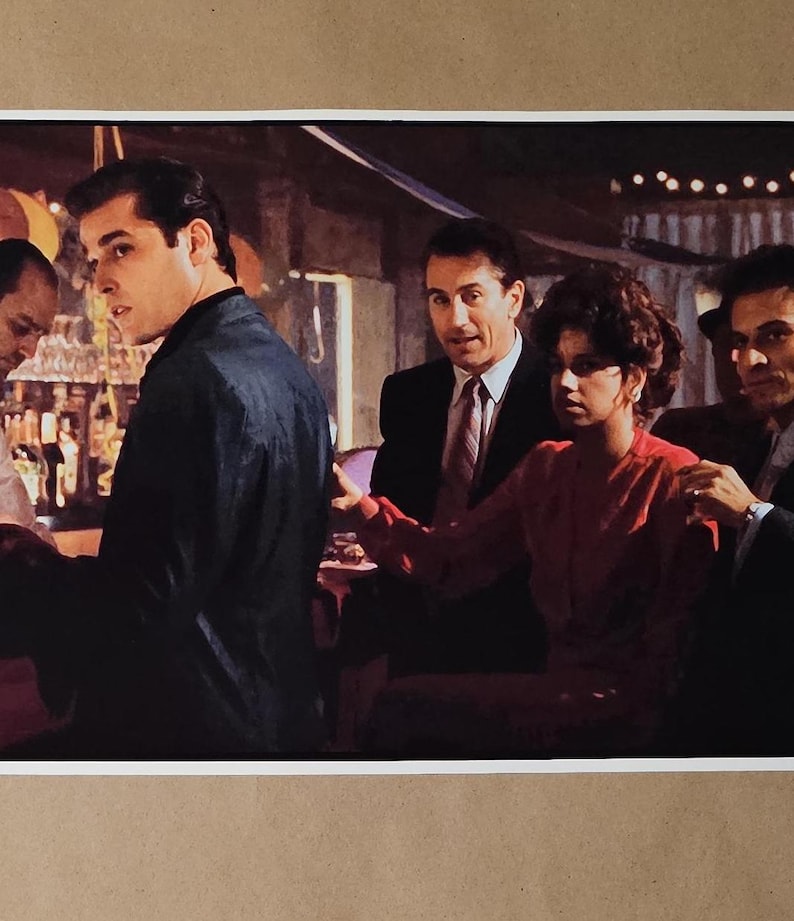 Goodfellas Movie Poster 12" X 24" Italian Shine Box Man Cave Bar ...