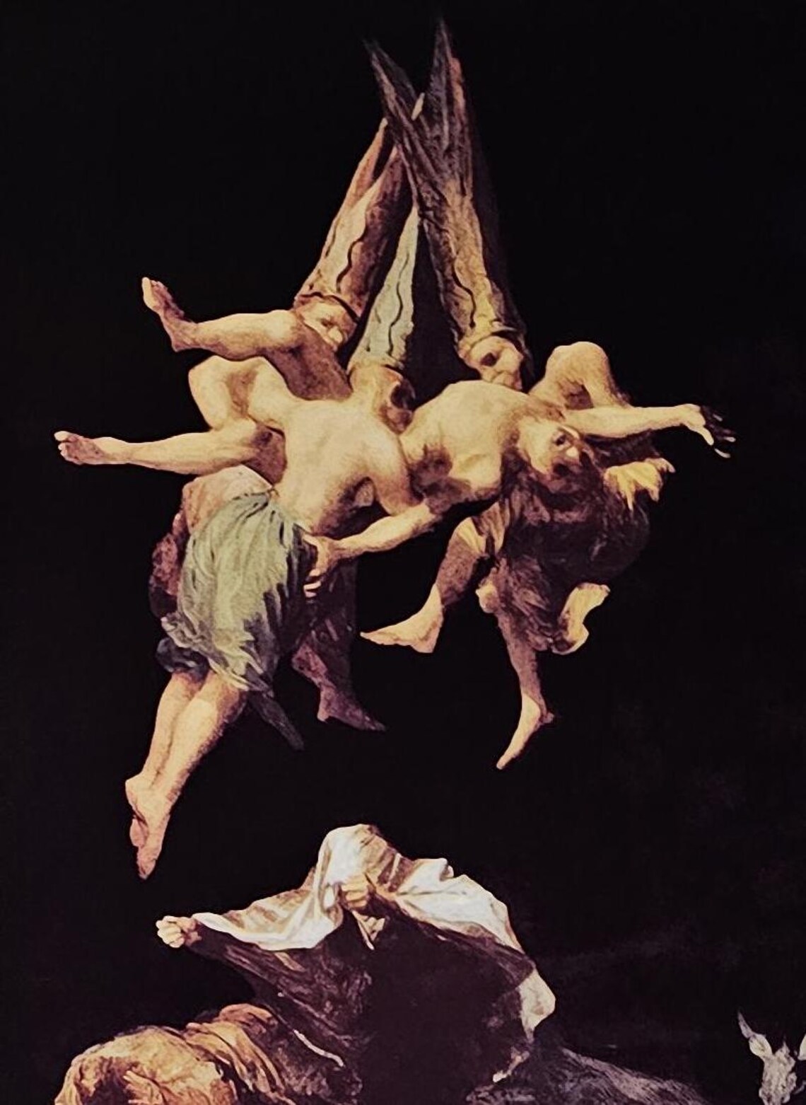 Francisco De Goya Witches' Flight Poster 12" X 18" Art Black Magic ...