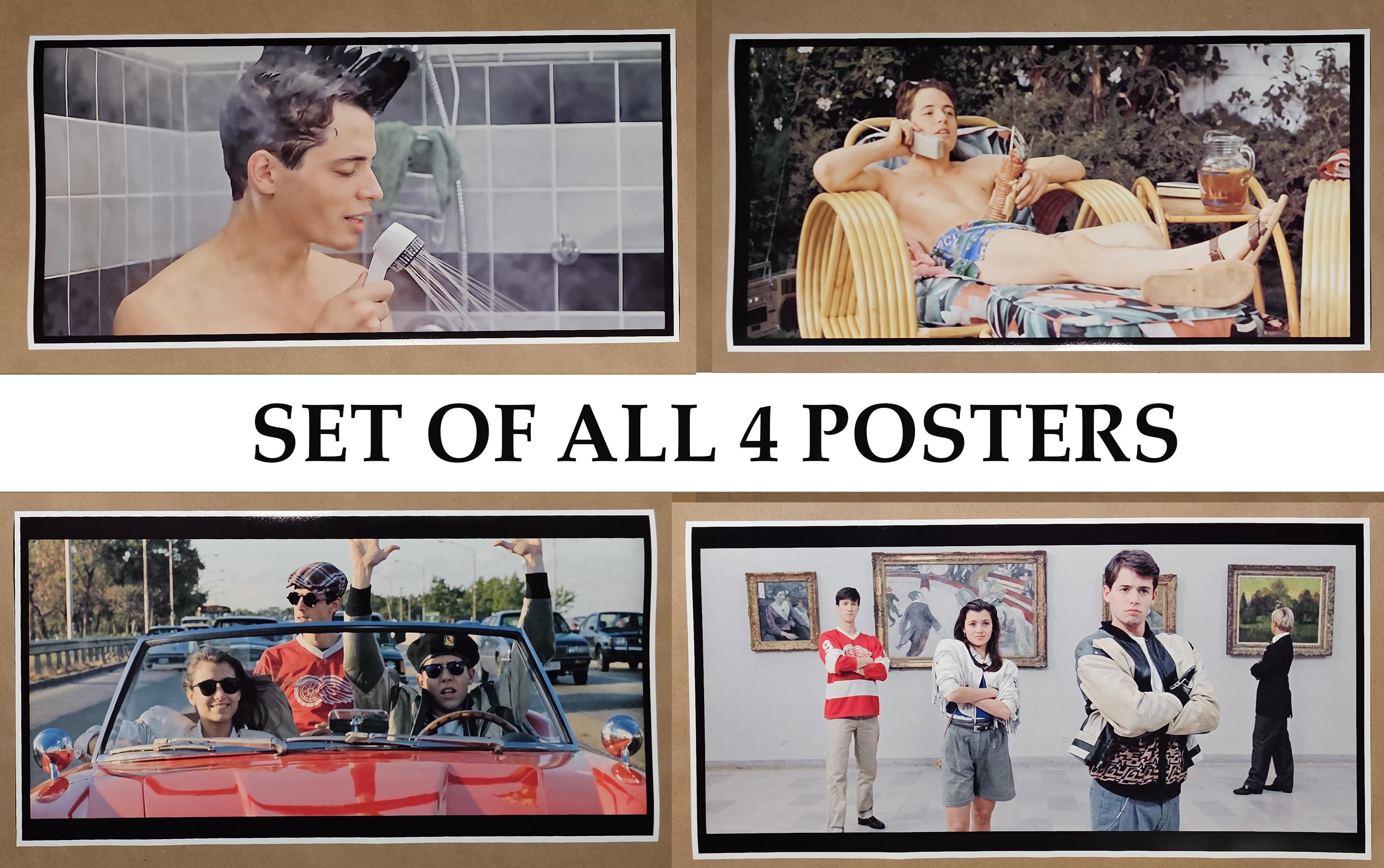 Ferris Bueller's Day off Movie Scene Poster 12" X 24" Museum High ...