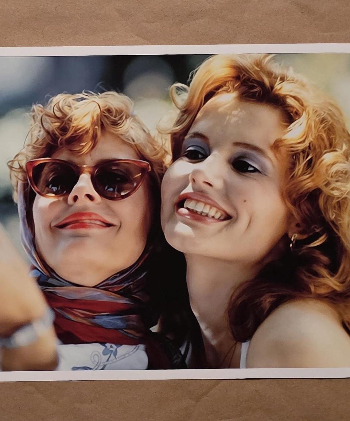 Thelma and Louise Movie Scene Poster 12" X 18" Girlfriends Best Friends ...