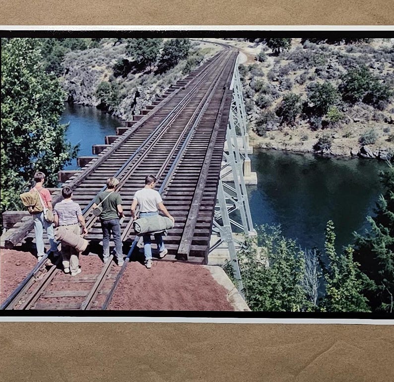 Stand by Me Railroad Tracks Movie Scene 12" X 24" Poster Train Best ...