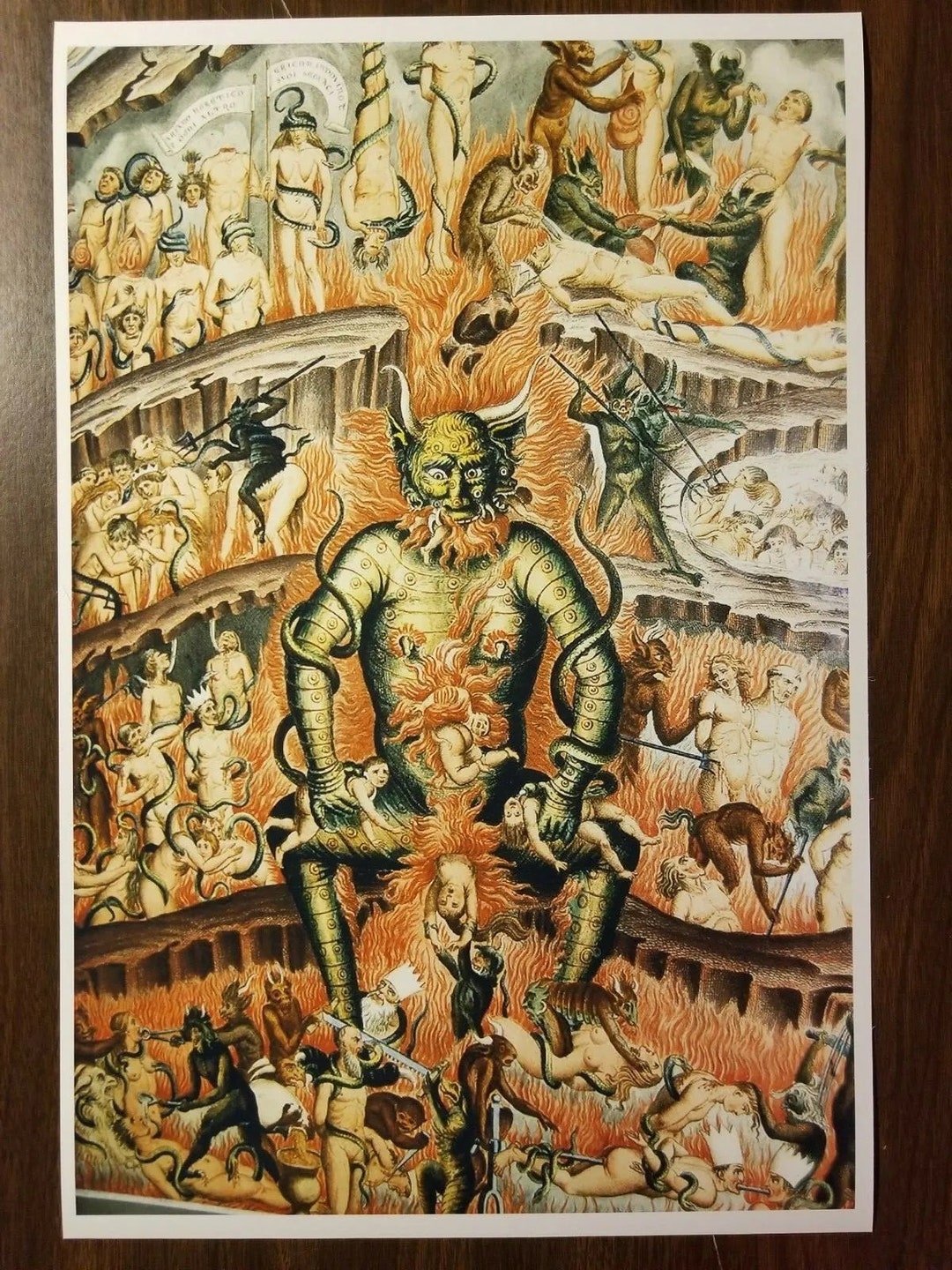 Apocalypse Armageddon 12" X 18" Satanic Hell Poster Evil Art Devil ...