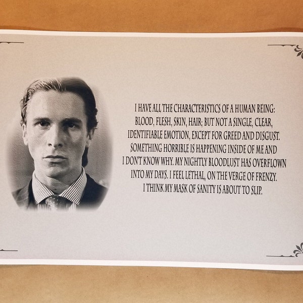 American Psycho - Etsy