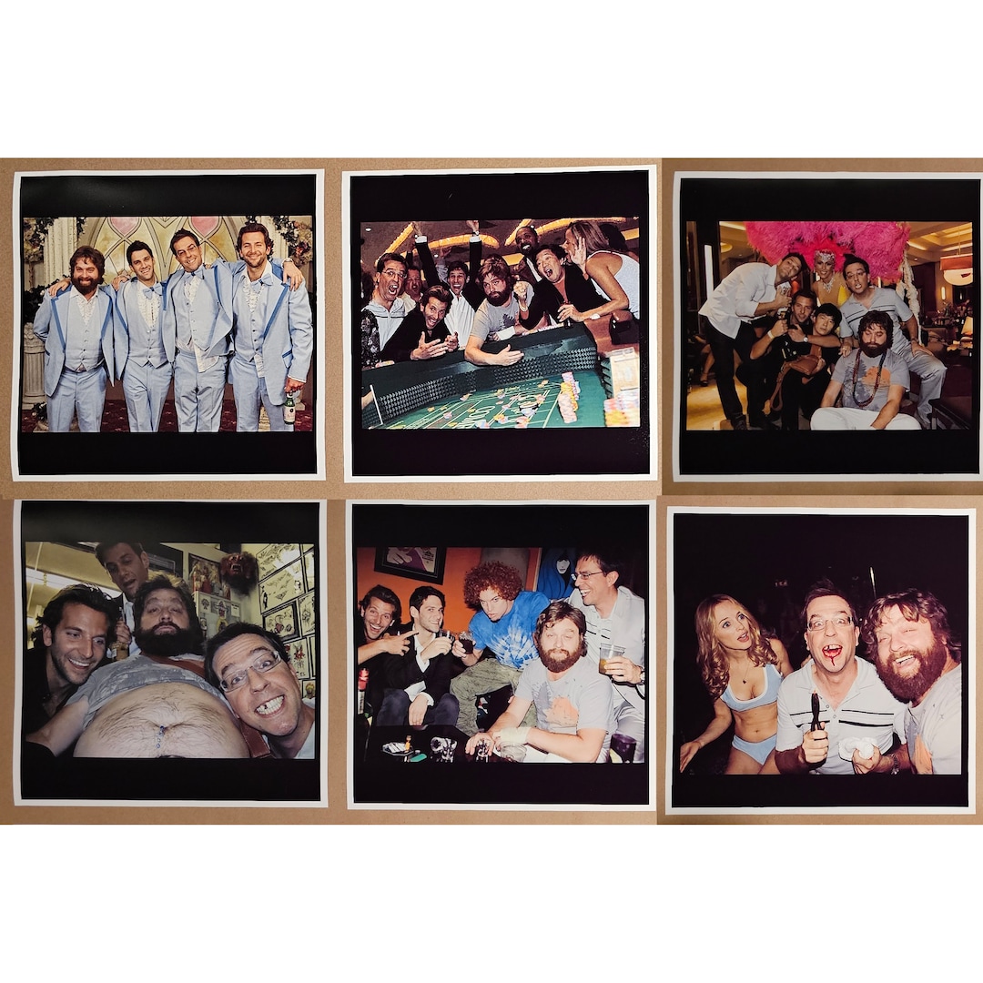 The Hangover Movie Scene Poster 12" X 12" Casino Poker Room Dorm ...