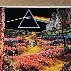 Pink Floyd Wizard of Oz Poster - Dark Side of the Moon Emerald City ...