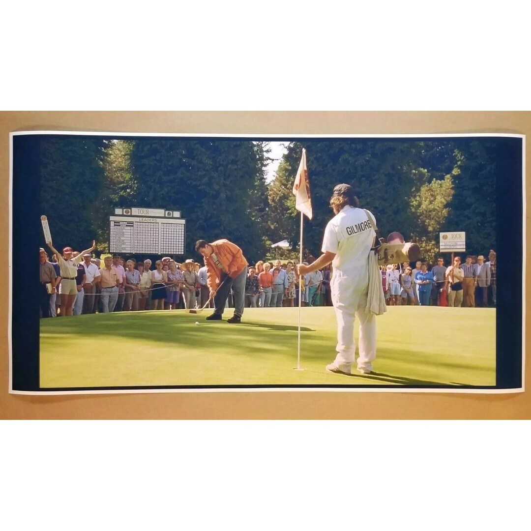 Happy Gilmore Movie Scene 12" X 24" Poster Adam Sandler Hockey Stick ...