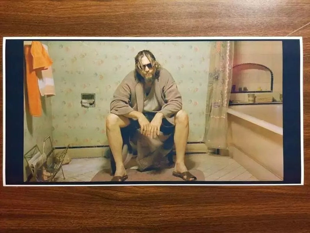 The Big Lebowski Movie Poster Print Toilet Bowling Scene Man Cave the Dude - Etsy