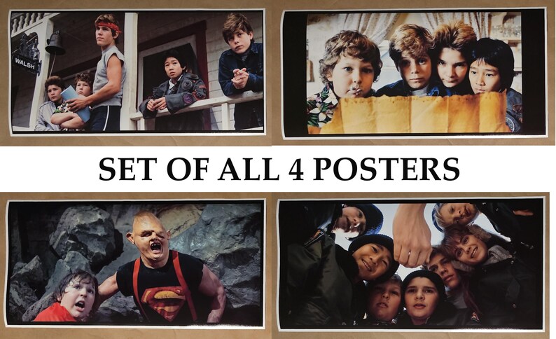 Goonies Movie Scene 12" X 24" Poster Man Cave Bar 80's Comedy Treasure ...