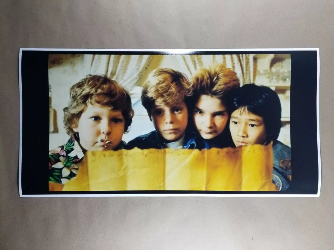 Goonies Movie Scene 12 X 24 Poster Man Cave Bar 80's Comedy Treasure ...