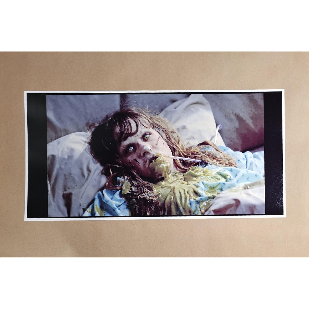 The Exorcist Movie Poster Print 12" X 24" Bed Possessed Vomit Horror ...