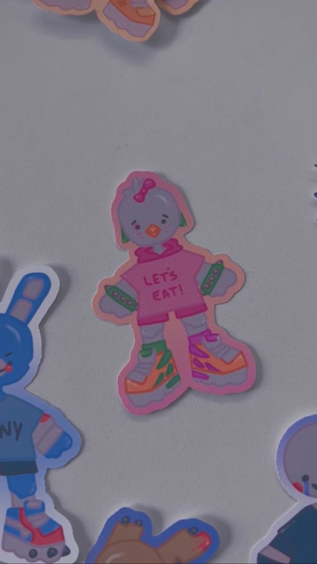 FNAF Glamrock Chica Stickers - Etsy