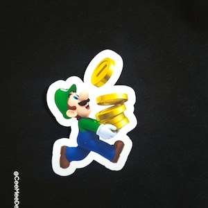Super Mario Bros Character Custom Size Vinyl Decal Stickers - Etsy