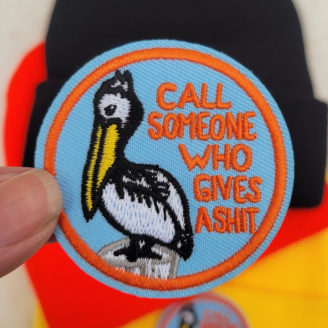 Wildly Rude Funny Patches, Great on Hats Bags or Jackets, WHO CARES If ...