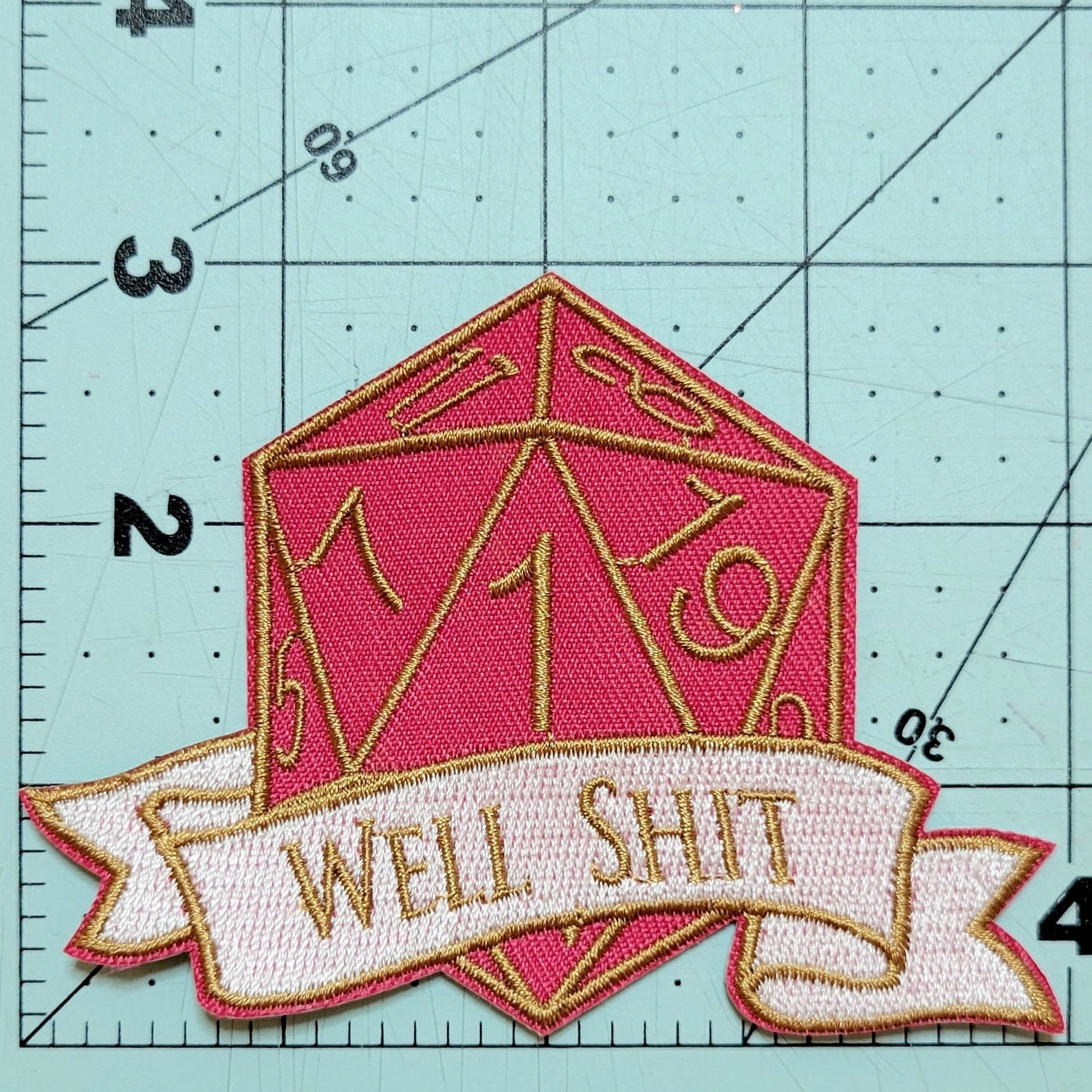 WELL SHIT Iron on Patch Retro Old School Nerds 20 Sided - Etsy