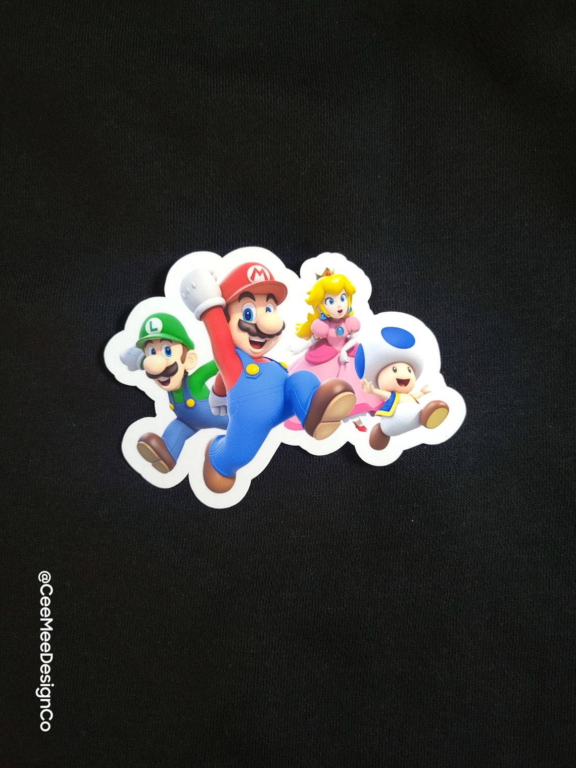 Super Mario Bros Character Custom Size Vinyl Decal Stickers - Etsy