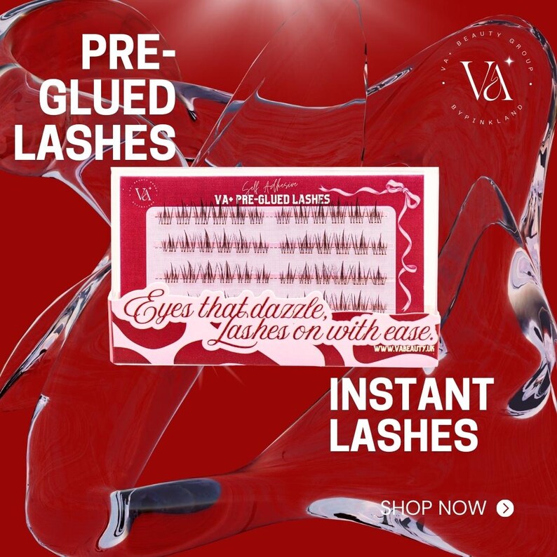 Brown Pre-glued Lashes: 10-12mm Self Adhesive Eyelashes - Royal Wink - Etsy