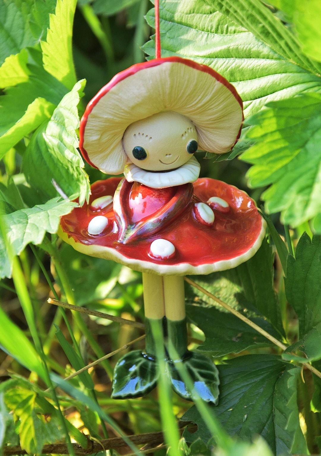 Handmade Mushroom Fairy, Big Size, Garden Decoration - Etsy