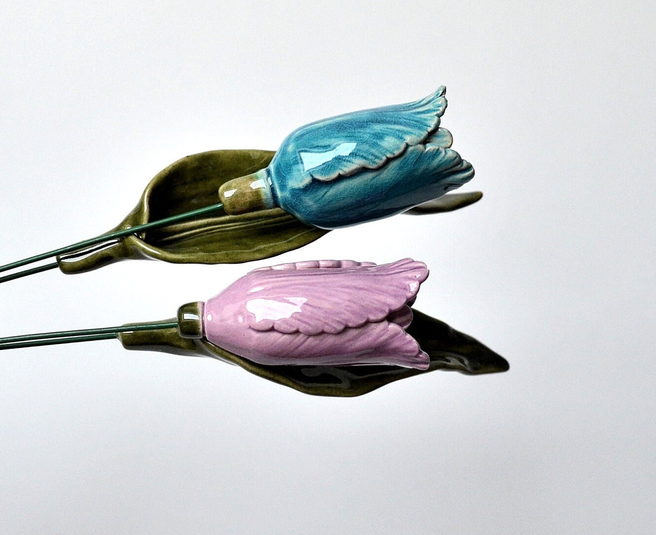 Handmade Ceramic Tulip Big Size Ceramic Flower - Etsy