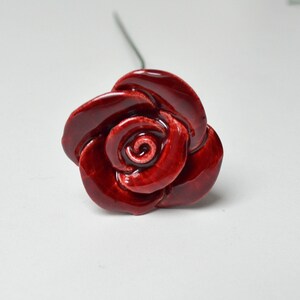 Handmade Ceramic Flower, Ceramic Rose, Mothers Day Gift - Etsy