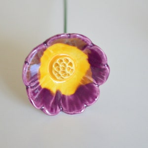 Handmade Buttercup Ceramic Flower, Ranunculus - Etsy