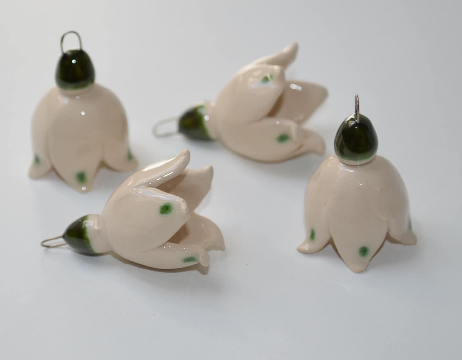 Summer Snowflake, Ceramic Spring Flower - Snowbell Locum Decor Handmade ...