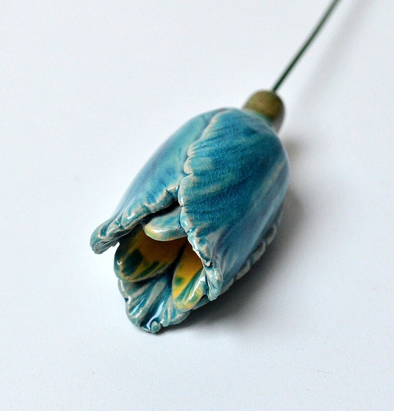 Ceramic Tulip, Big Size, Handmade Spring Flower - Etsy