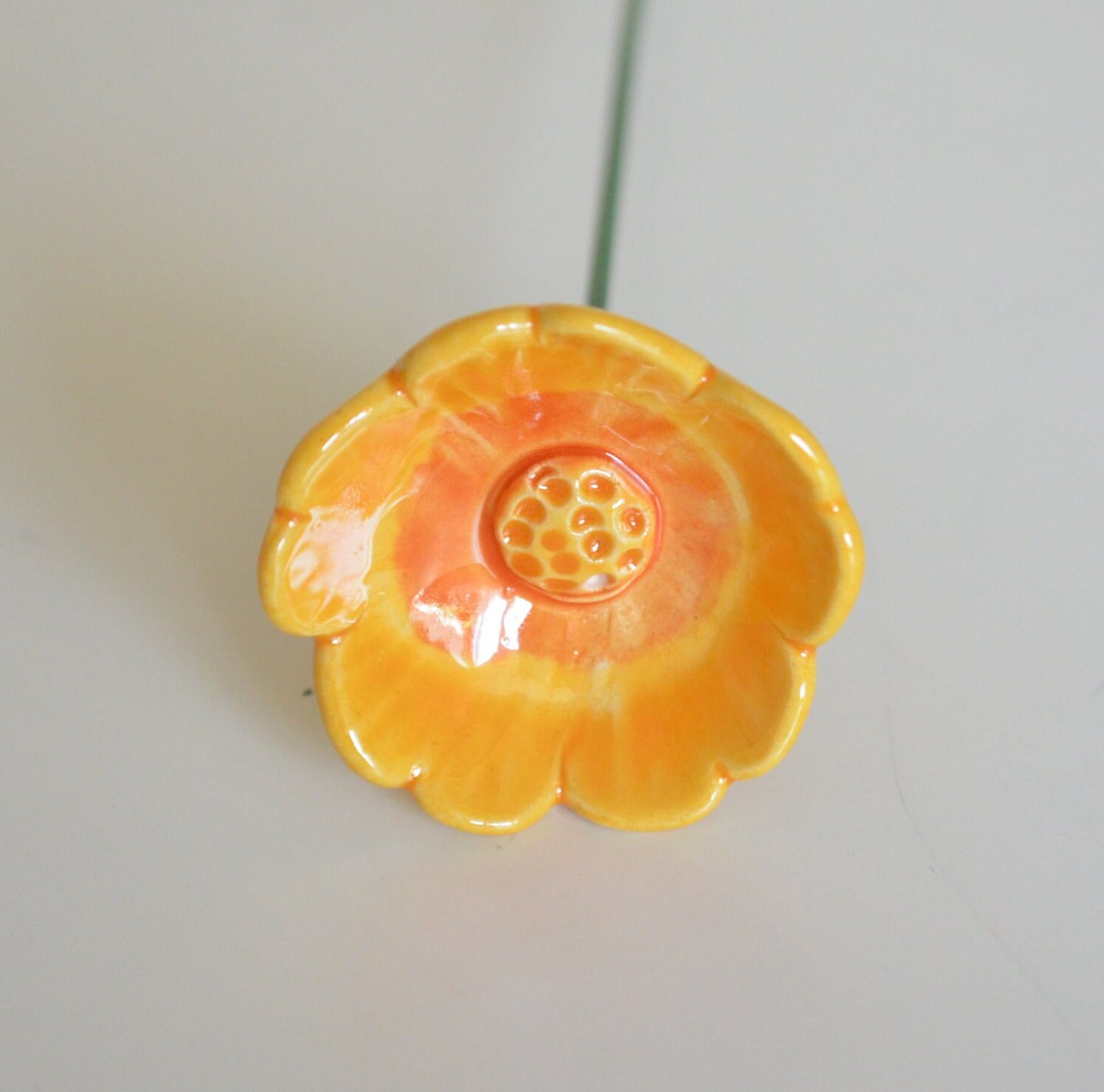 Handmade Buttercup Ceramic Flower, Ranunculus - Etsy