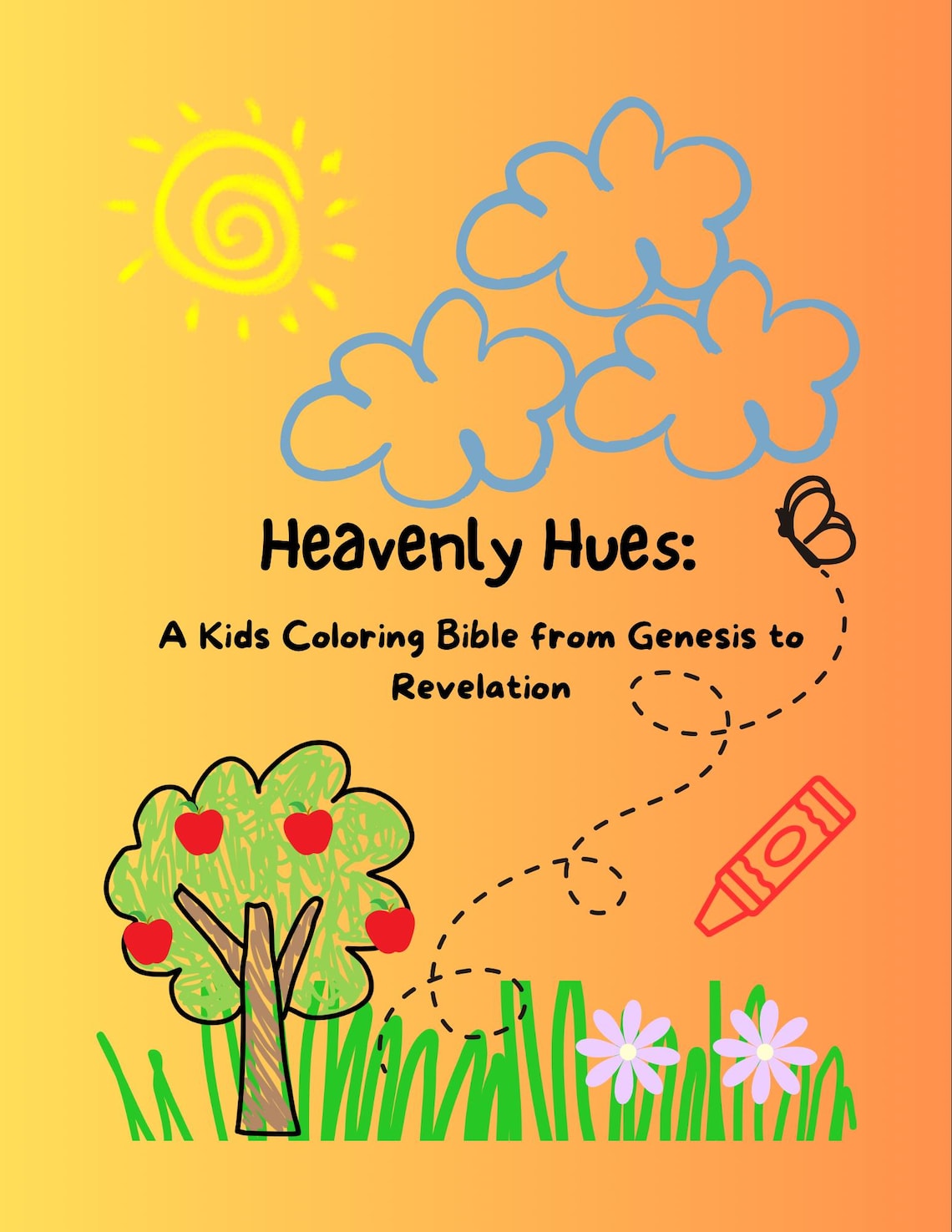 Christian Coloring Book for Kids: Bible Story Activity (printable PDF ...