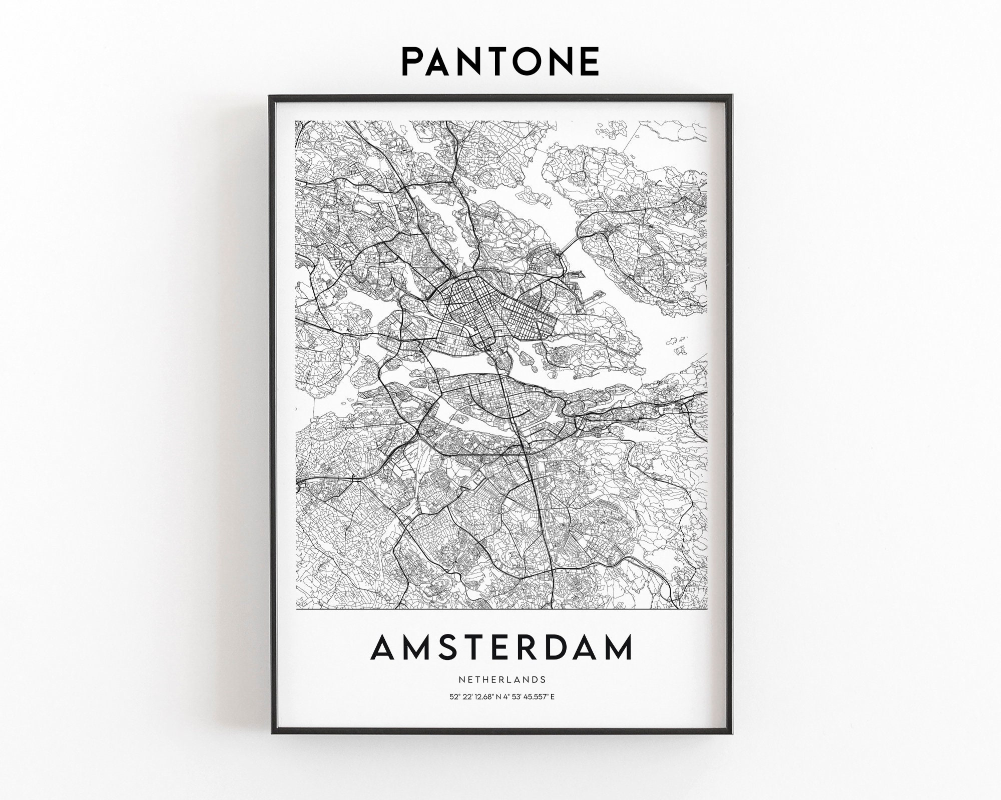 Any City Map Custom Map Custom Map Poster Any City Any - Etsy