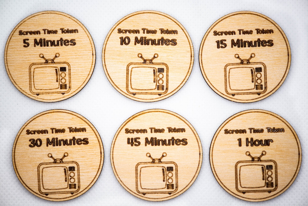 Screen Time Token TV - Etsy