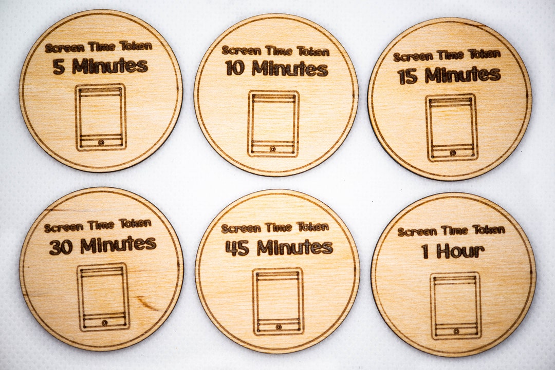Screen Time Token - Tablet - Etsy