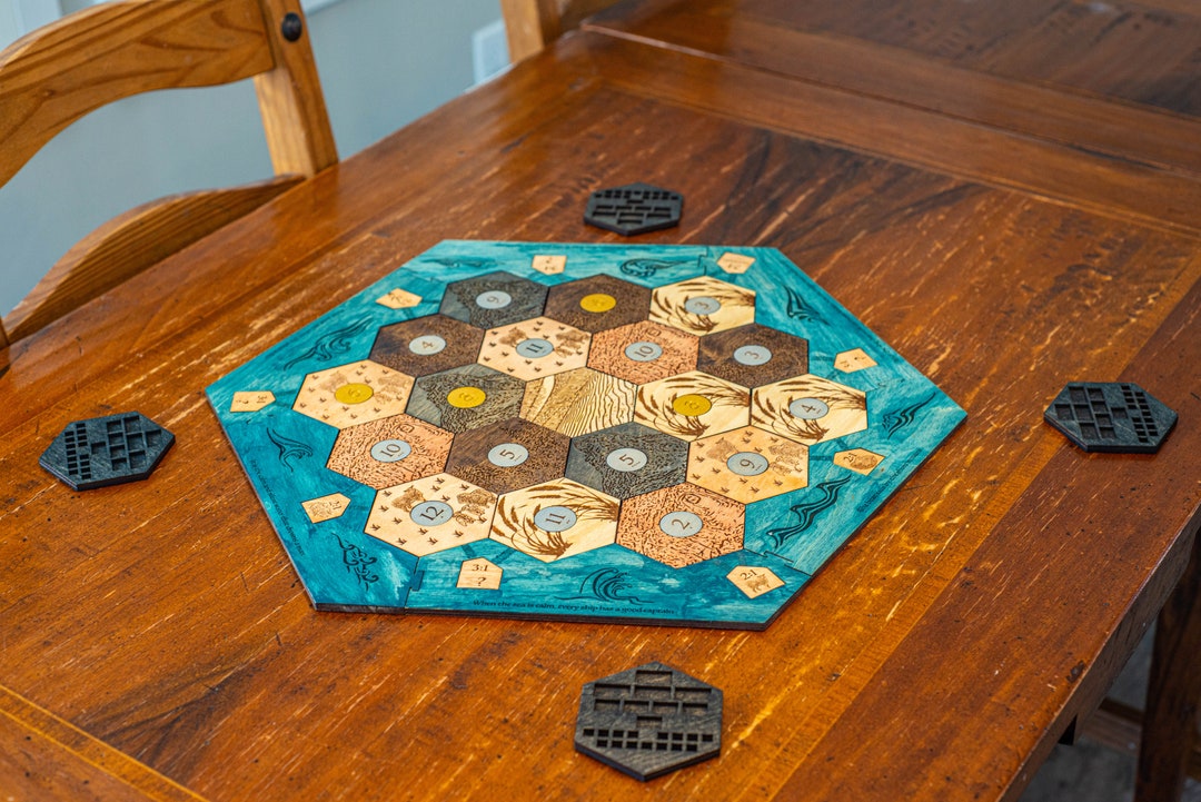Catan Custom Wood Board - Etsy
